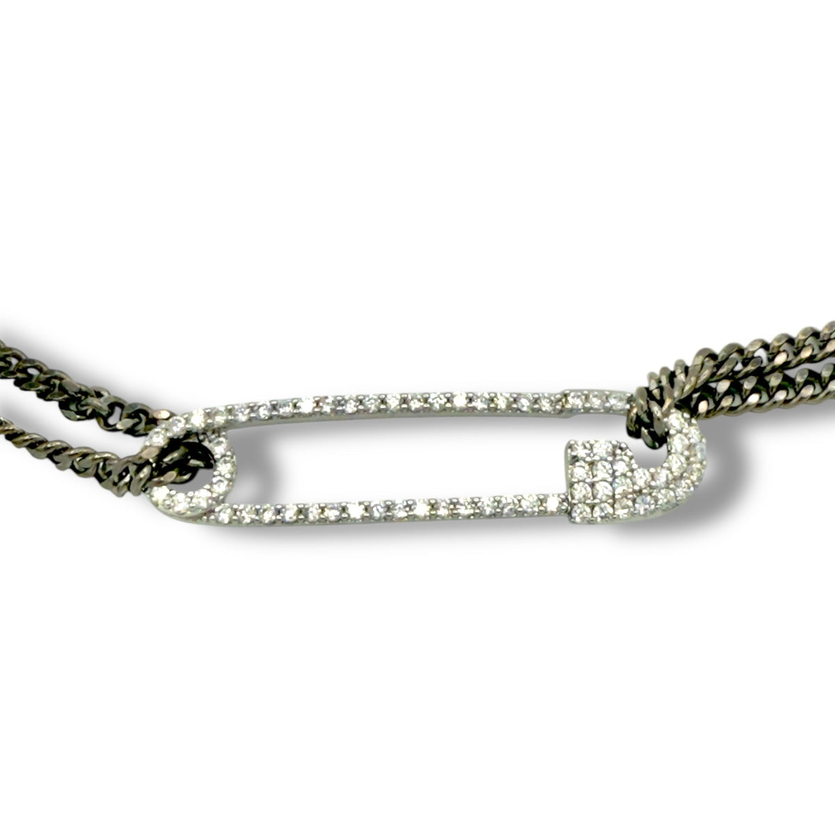 Pin Up Safety Pin Choker – Jagged Halo Jewelry